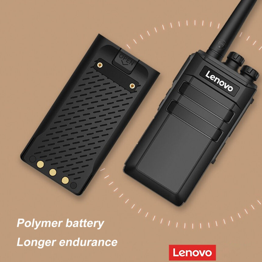 Lenovo N7 Walkie Talkie Professional FM Transceiver Handheld Two Way ...
