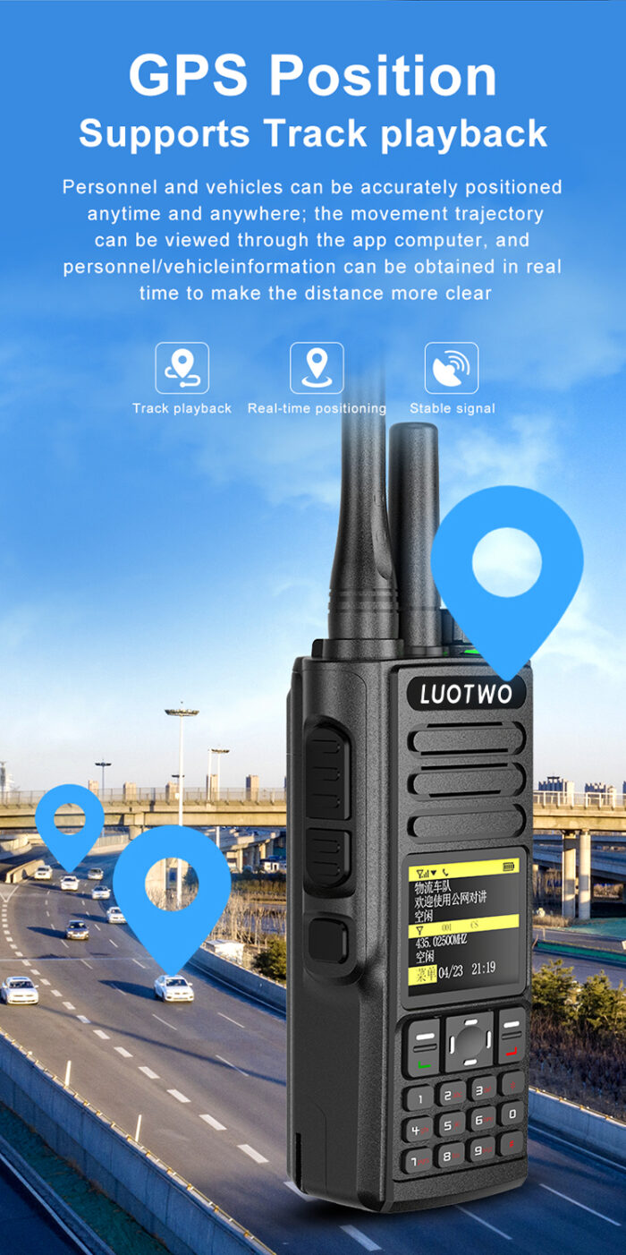2PCS LUOTWO N98 Global-ptt Walkie Talkie for Adults