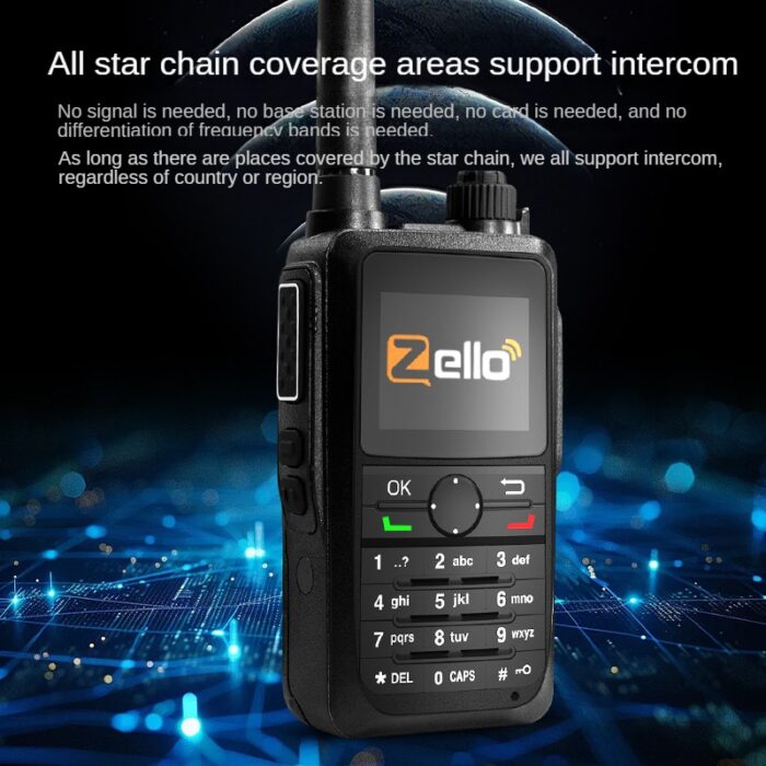 New Starlink Walkie Talkie Zello DG6300 National Intercom Support WiFi ...