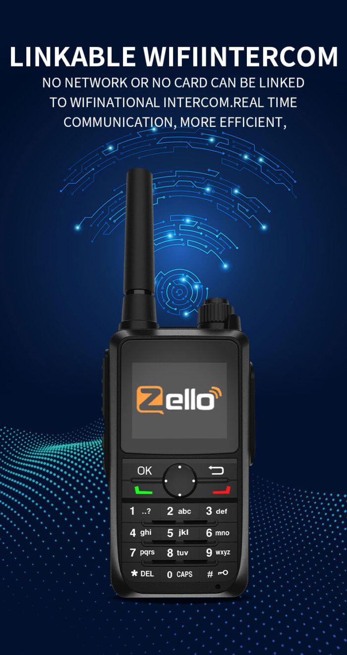 Zello DG6300 National Intercom Walkie-Talkie: Stay Connected Anywhere ...
